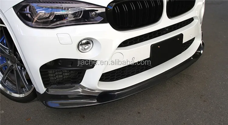 Carbon Fiber Front Bumper Lip Spoilers for BMW X5M & X6M