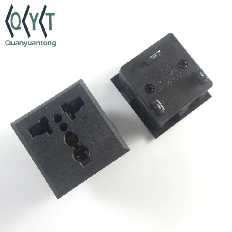 Wall Socket SS-801 BK Universal Wall Socket Universal Adapter Cooppre ...