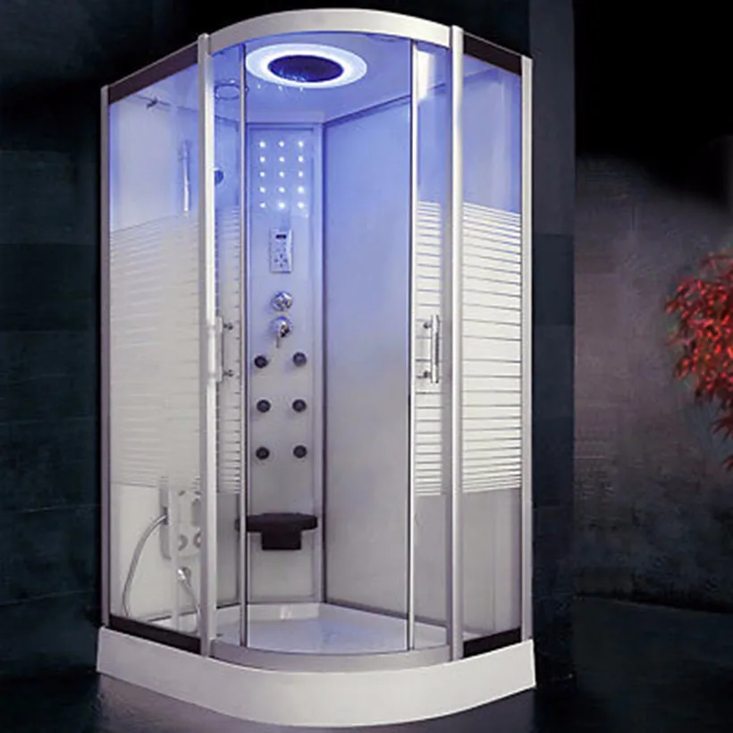Manufacturer Black Sliding Door Shower Cabin 90 With Massage Function ...