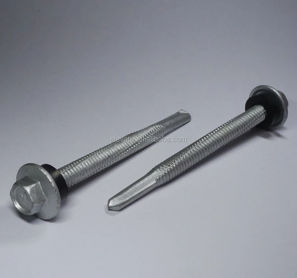 As 3566 Indented Hex Flange Washer Head Bsd Thread Reduce Point Screw ...