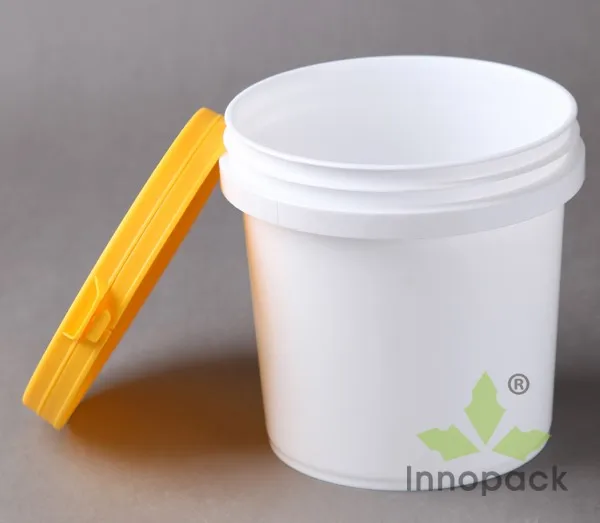 Food Grade Buckets 1 Liter Heat Resistance Plastic Bucket With Lid ...
