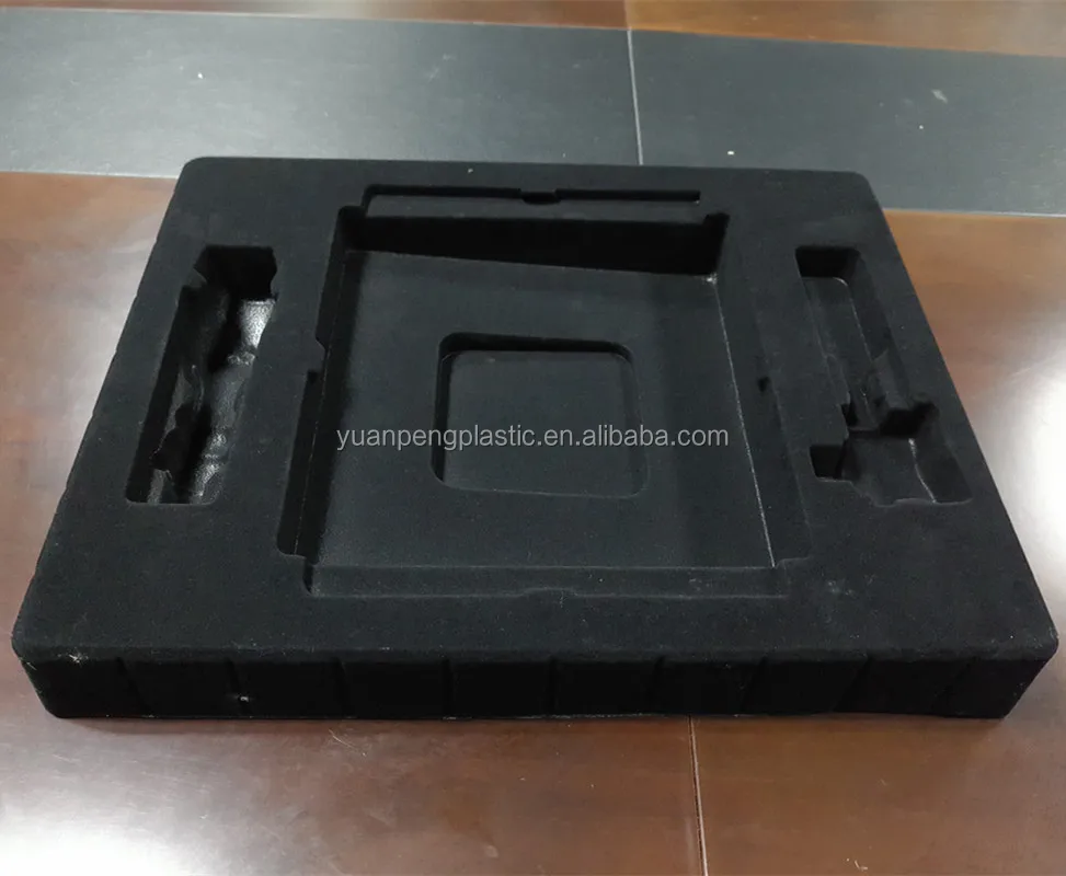 High Quality Vacuum Formed Flocking Tray For Cosmetics Packaging Box ...