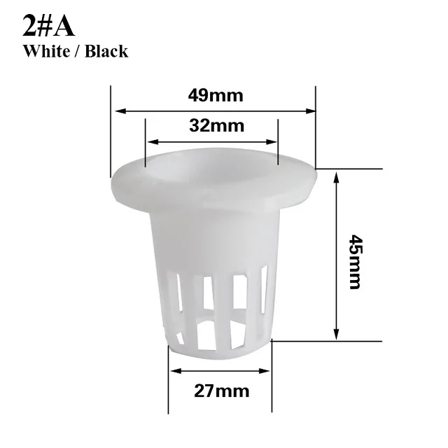 2inch Square Mesh Net Pot Cup For Seedling Hydroponic System - Buy ...