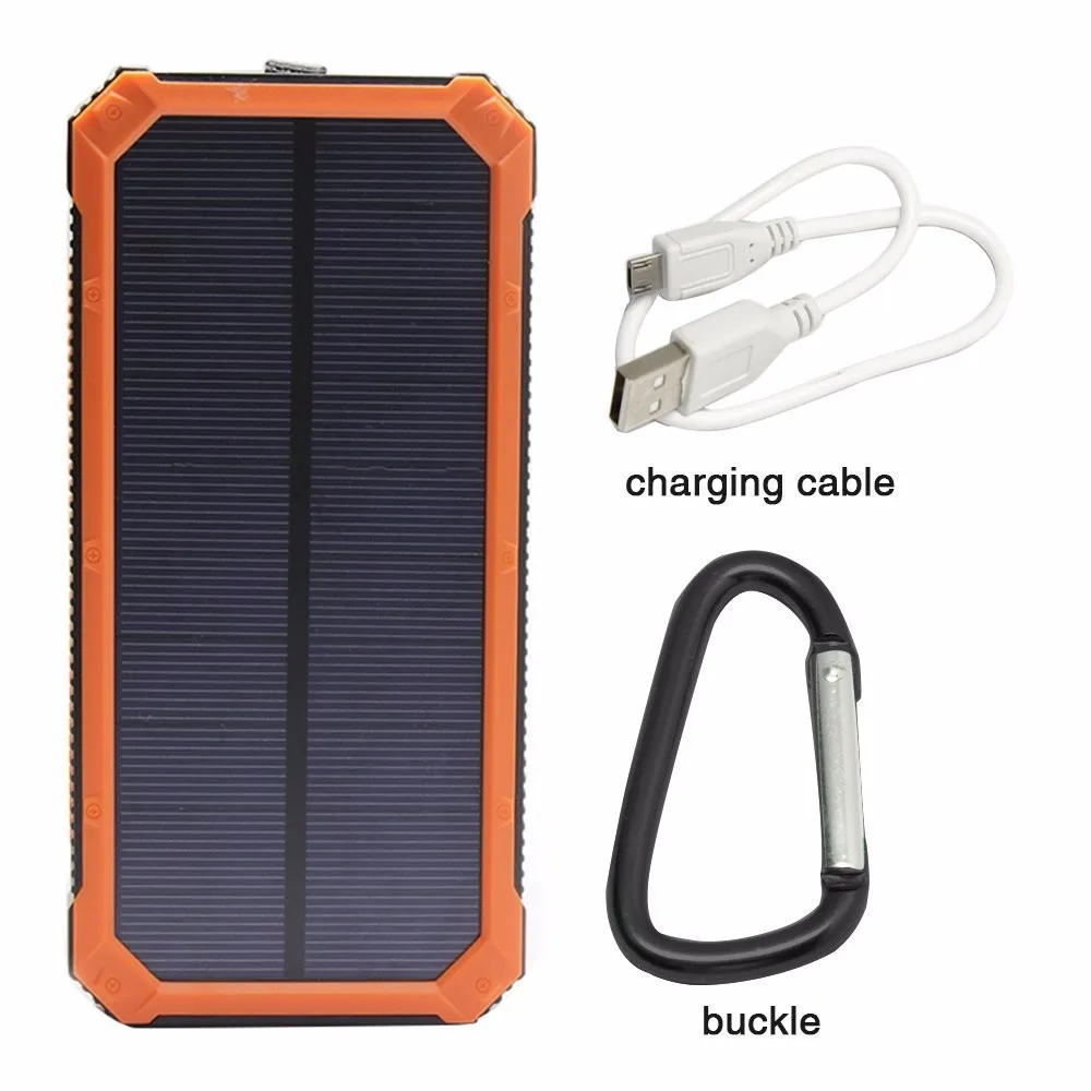 Waterproof Solar Phone Power Bank 30000mah - Portable & Efficient