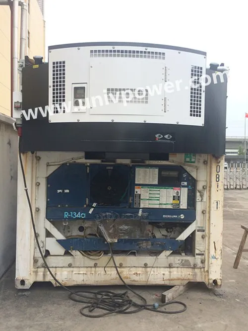 China Professional Supplier Diesel Engine Silent Type Reefer Genset ...