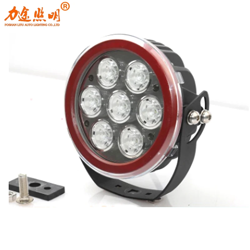 6 Inch 70w Round Led Work Light For Driving Lamp Off-road Tractor 4x4 ...