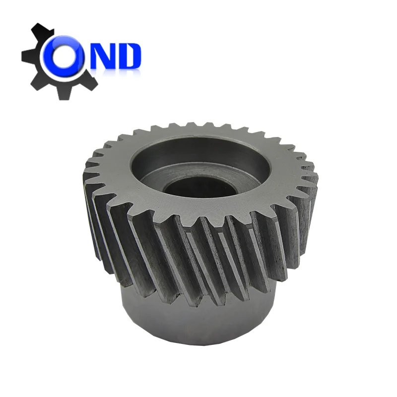 Teeth Hardened Steel Helical Pinion Gear With Keyway - Buy Helical ...