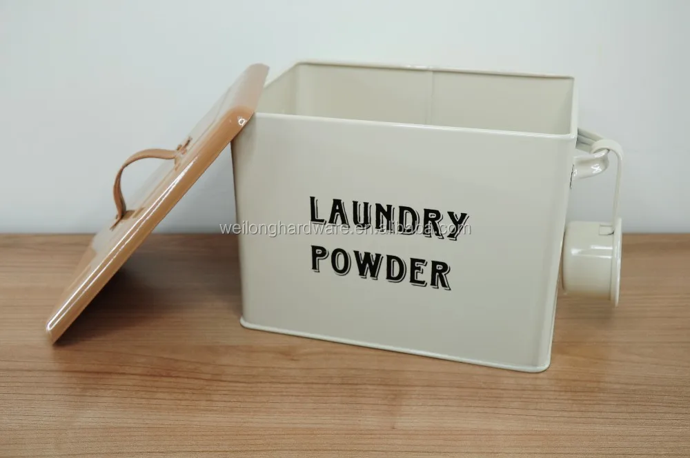 Hot Selling Metal Laundry Powder Storage Box - Buy Metal Laundry Powder ...