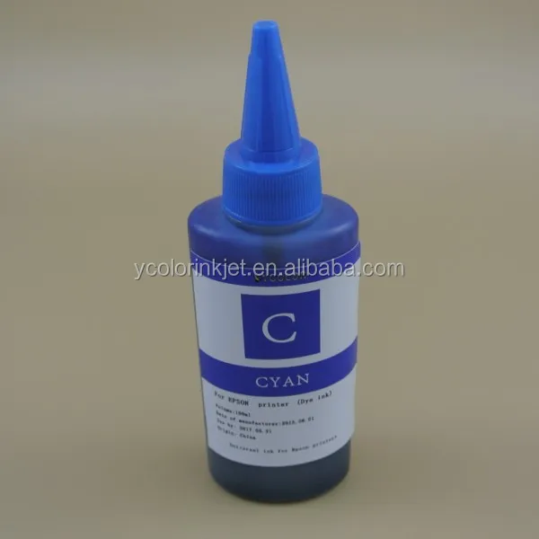 범용 염료 잉크 100ml 호환 리필 잉크 모든 잉크젯 프린터 용 4 색 블랙 사용 Ciss 카트리지 Buy 100ml100ml 염료 잉크 연속 잉크 리필 잉크