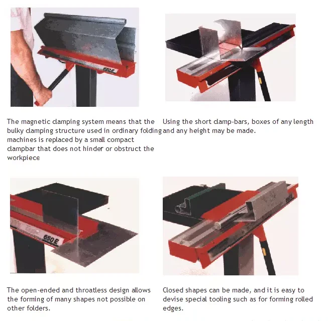Manual Magnetic Bending Machine 1000E for Stainless Steel
