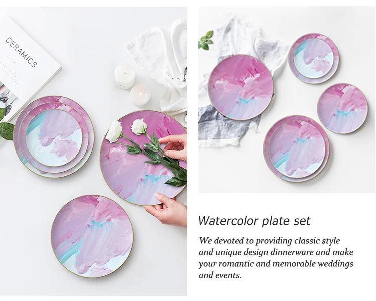 Custom Printed Ceramic Dinner Plate Ceramic Dishes Plate Printing ...