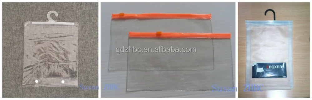 Snap Button Clear Pvc Bag With Hanger Handles - Buy Snap Button Clear ...