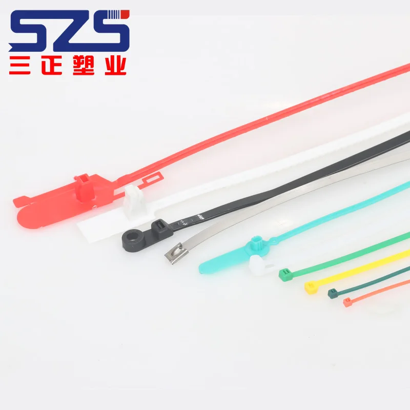 8x150/175mm Releasable Wholesaler Push Mount Cable Tie Sharp Tip Zip ...