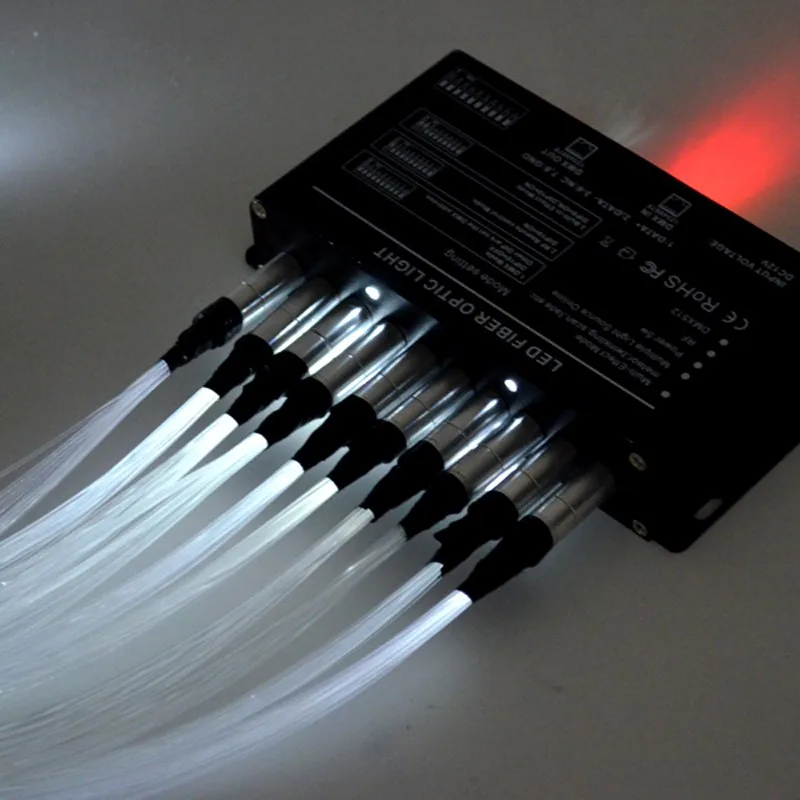 5W 10 Holes LED Fiber Optic Shooting Star Light Kit - IP33