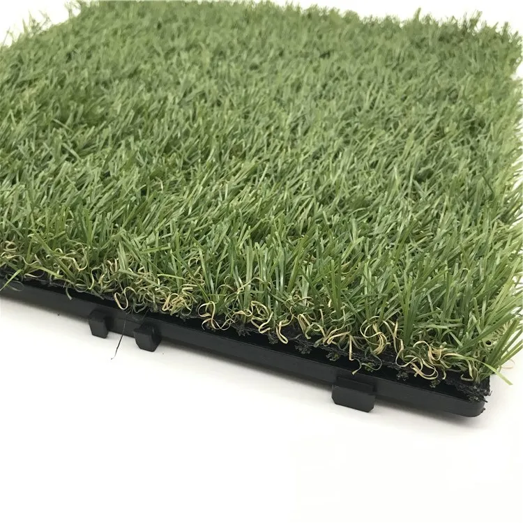 Enoch Outdoor Garden Courtyard Turf Interlocking Artificial Landscaping ...