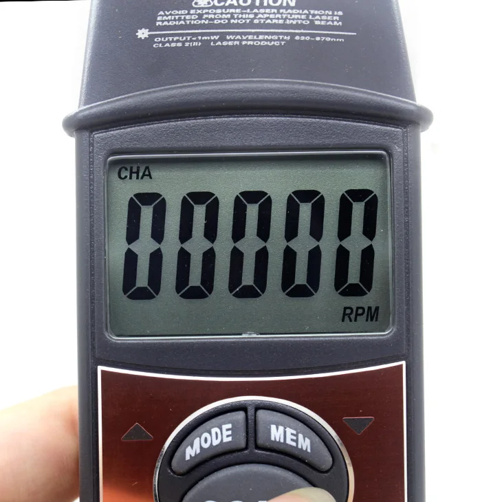Digital Multi-functional Tachometer Tacho Meter Rpm Record Meter Tester ...