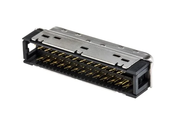 3M Centronics Male 50 Pin Straight Cable Mount SCSI Connector