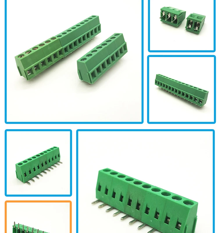 5.00mm/5.08mm/7.5mm Spacing Pcb Screw Terminal Block - Buy Electrical ...