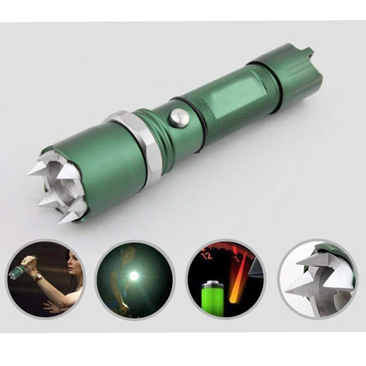 Rechargeable Patrol Multi-functional Torch Anti-wolf Self-defense ...