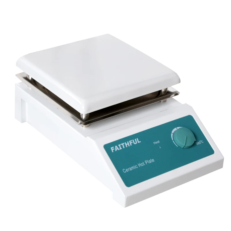 Laboratory Ceramic Digital Hot Plate - 380°C, 600W, 190 mm Size, Ideal ...