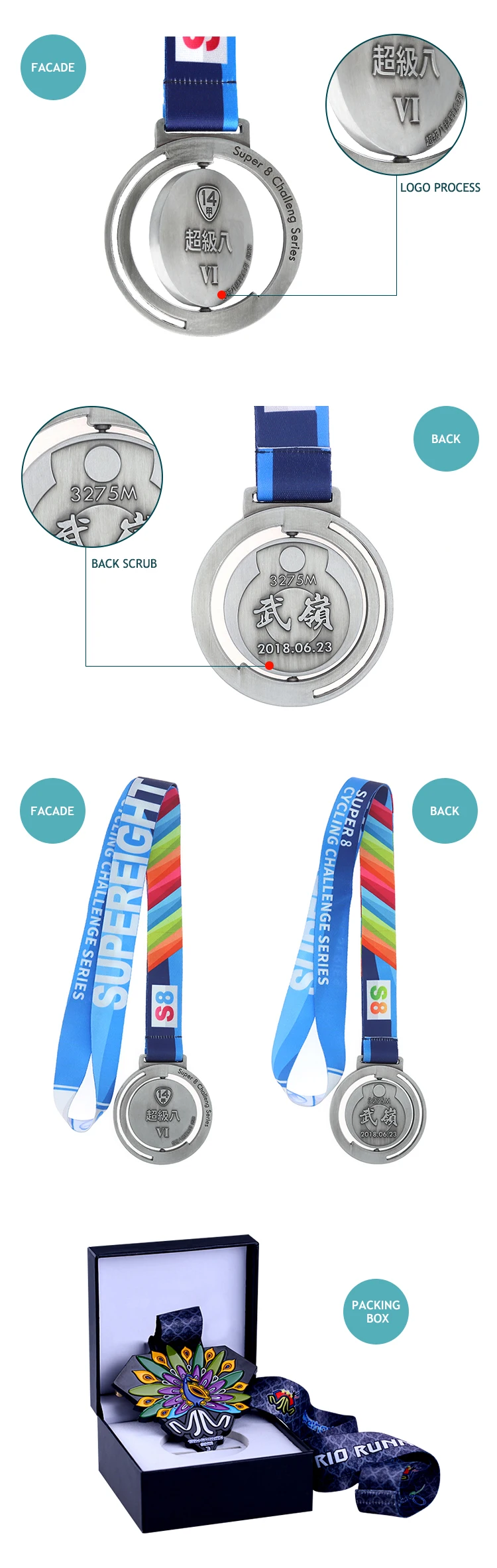 Beautiful Design Medal 3d Model Unique Metal Sports Award Medal Making ...