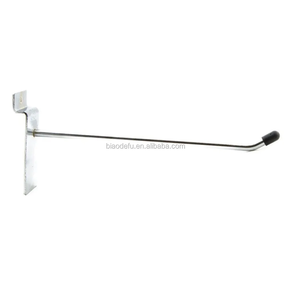 Metal Single Pegboard Hooks Slat Wall Retail Display - Buy Single ...