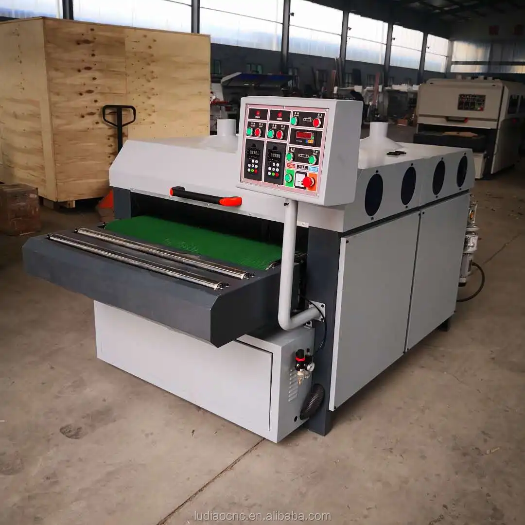 1000mm Width MDF Panel Door Wood Polishing Sander Machine Wood Door ...