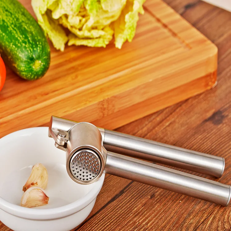 Stainless Steel Garlic Squeezer - Professionele Dunschiller