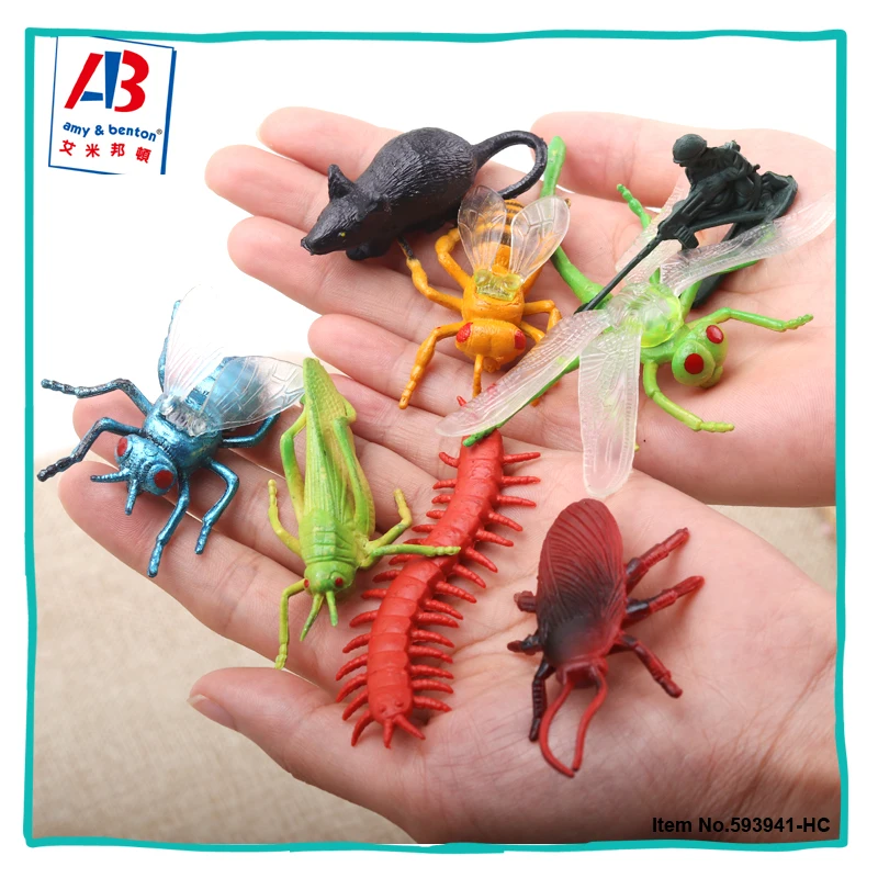 Fuente De La Fábrica Pequeño Animales Insectos Juguetes De Plástico ...