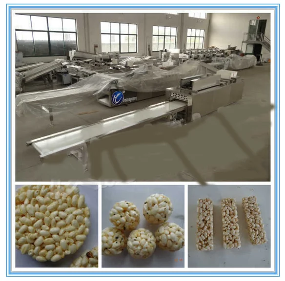 Candy Roller Machine Puffed Rice Machine Puffed Rice Cake Making ...