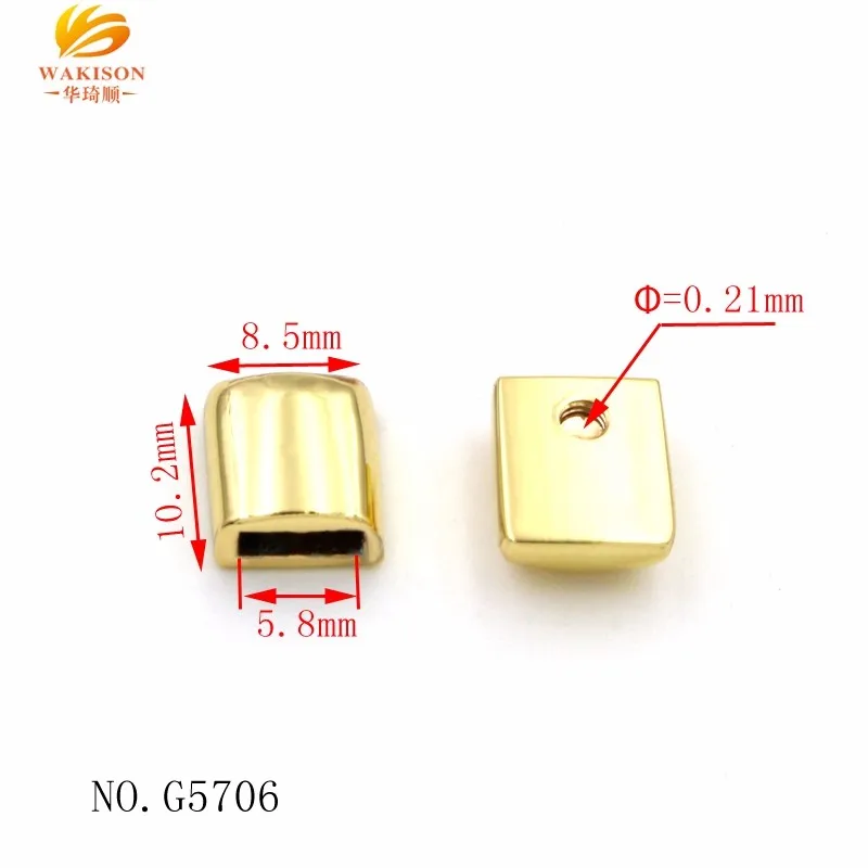 Custom Decoration Metal Square Drawstring Cord End For Your Goods - Buy ...