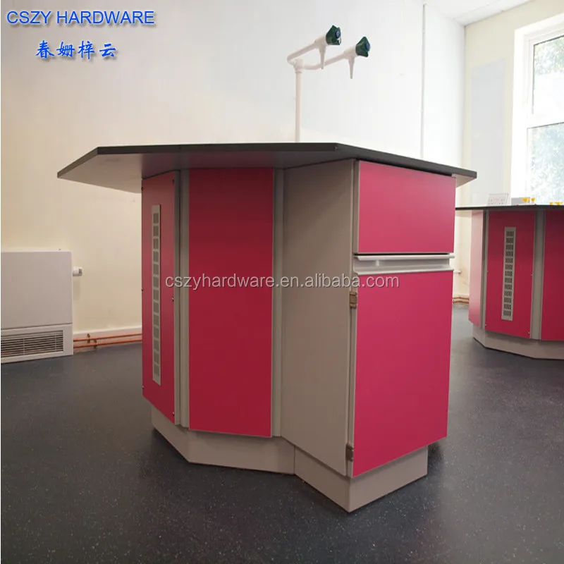 Epoxy Resin Top Student Octagonal Lab Table For School Lab Room - Buy ...
