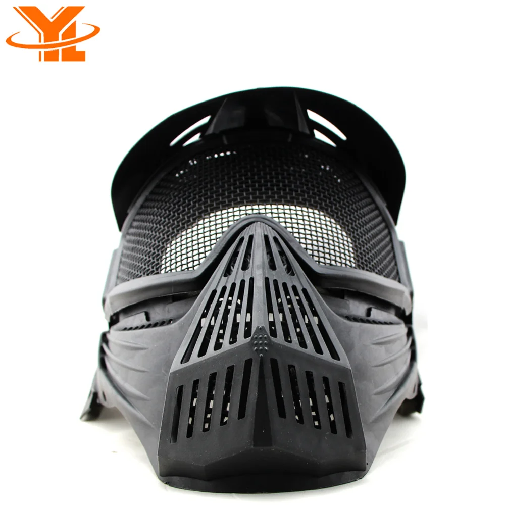 Archery Tag Game Protect Mask - Durable Black Paintball Mask