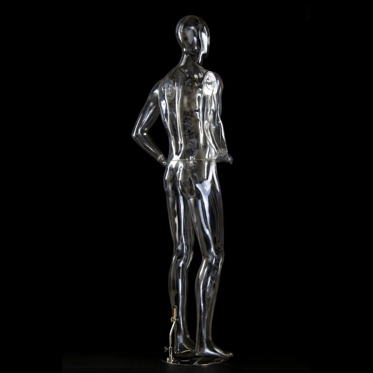 Xinji High Quality Male Manikin Transparent Mannequins Full Body Clear ...