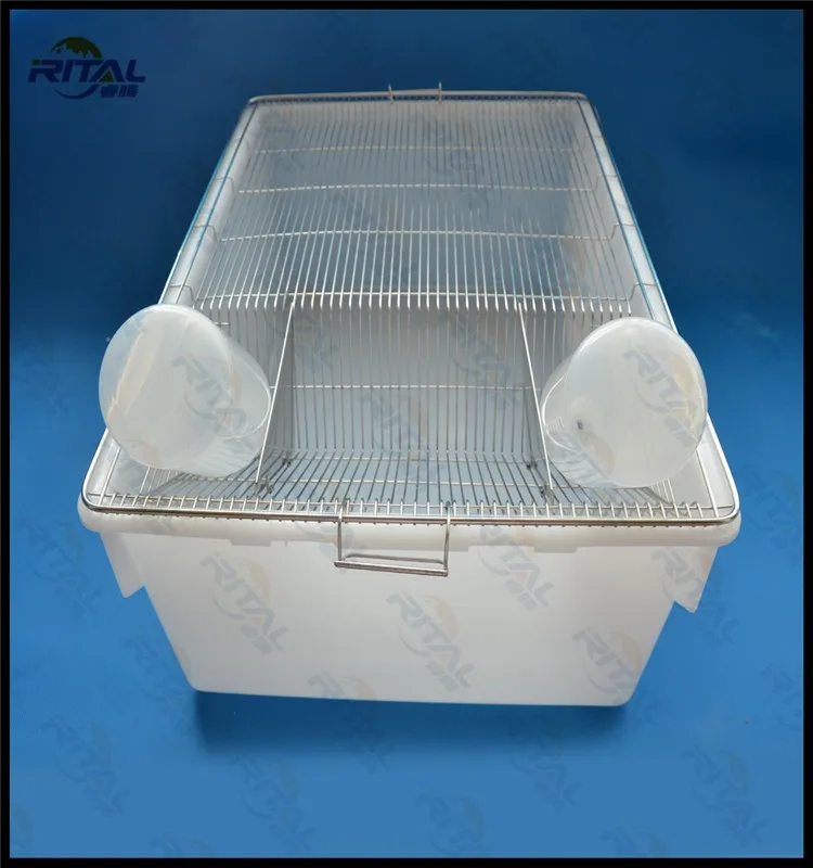 2016 Hot Sell Mice Breeding Cage With Stainless Steel Shelf Rack And Pp ...