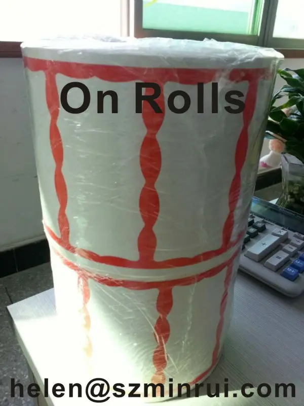 Custom Eggshell Sticker Roll - Destructible & Self Adhesive