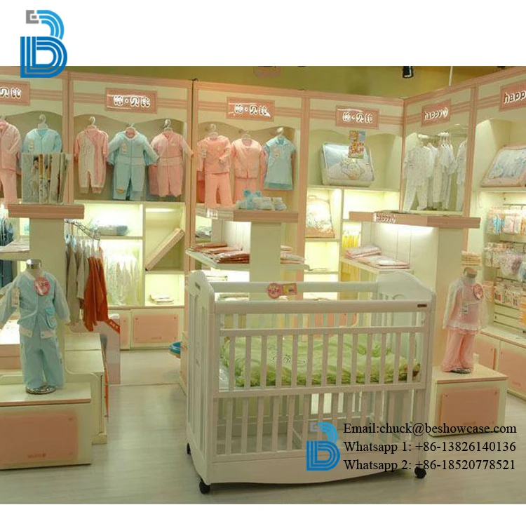 Retail Child Clothing Store Fixtures - Fashion Shop Interior Design