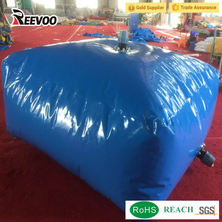 Collapsible Flexible Pvc Water Storage Tank Foldable 500 Litres Water ...