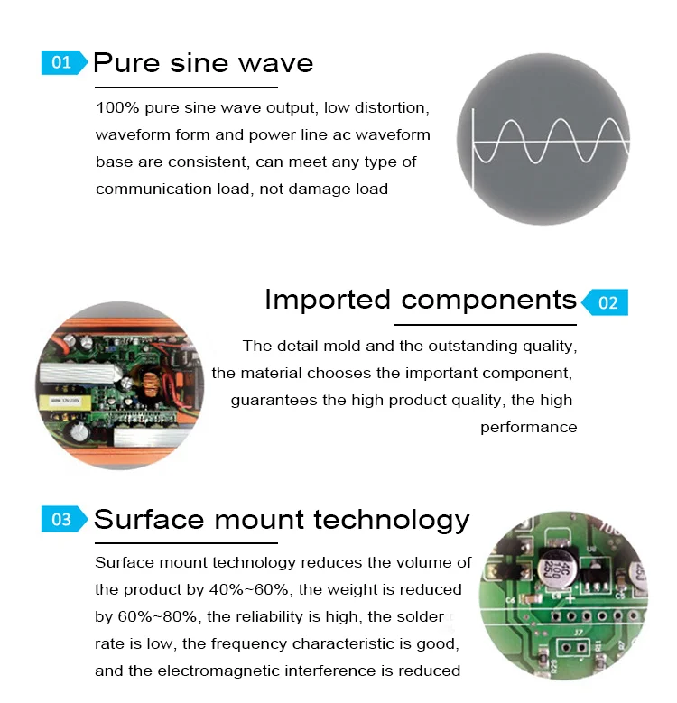 Inversor Suredom de 2000W 12v 220v, Inversor de Onda Sinusoidal Pura ...