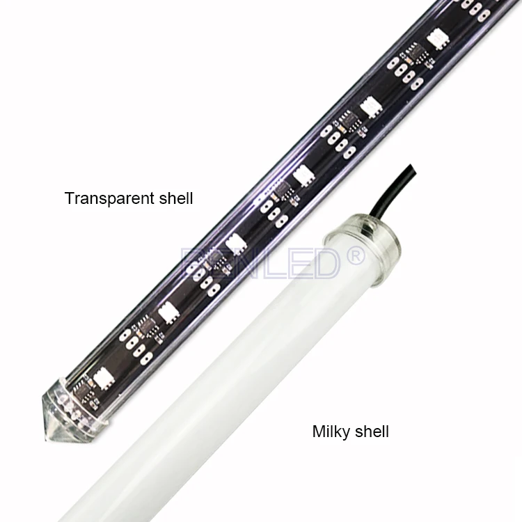 DMX RGB Led Tube Meteor 3D Tube - Customizable Lighting