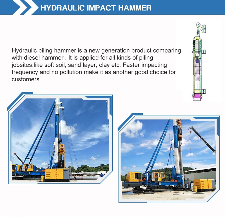 Hydraulic Piling Hammer - Efficient Precast Concrete Pile Driver