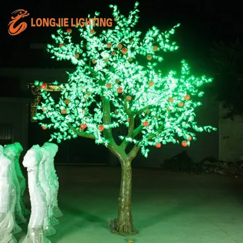 Outdoor Decorative Big Apple Tree Lighting With Transformer/led Fruit ...