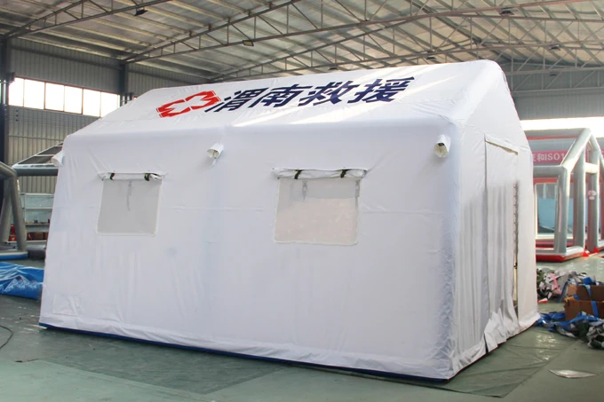 Large Outdoor Medical Rescue Inflatable Tent Field Command Fire ...