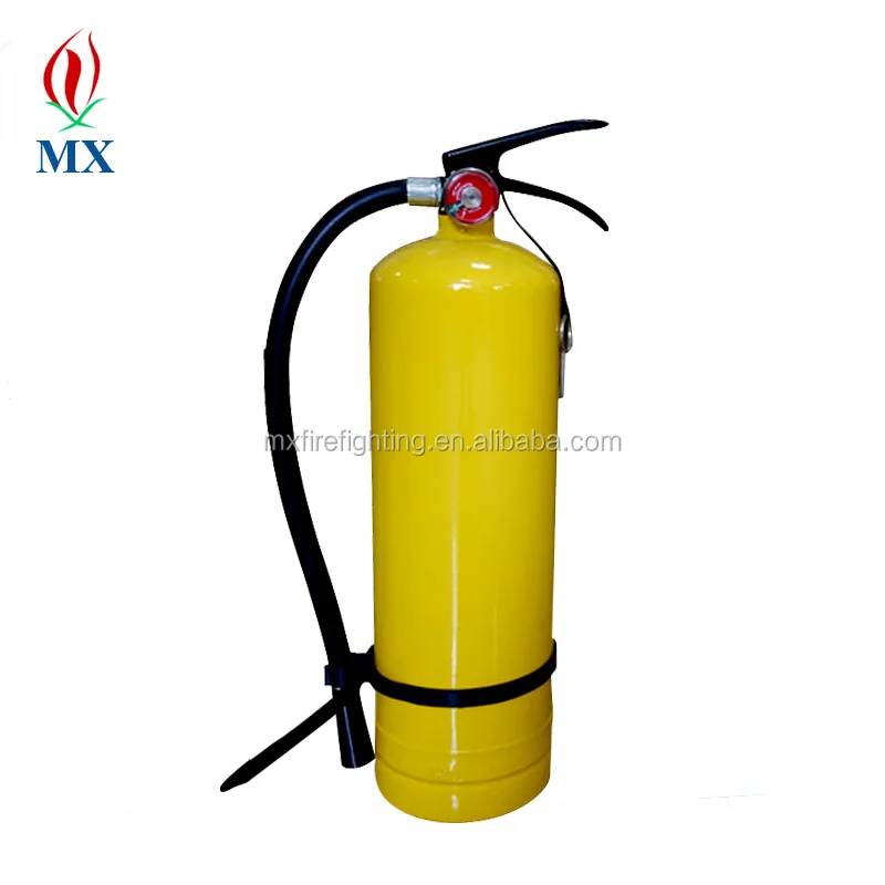 yellow abc powder fire extinguisher cylinder / fire fighting extintor ...