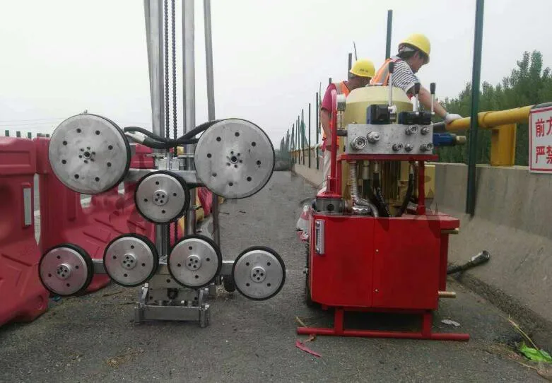 Hydraulic Diamond Wire Saw Wire Rope Saw Wire Rope/concrete Wirer Saw ...