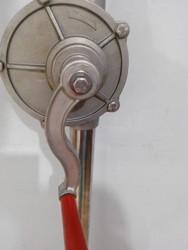 Aluminum Portable Hand Operated Manual Suction Rotary Oil Pump