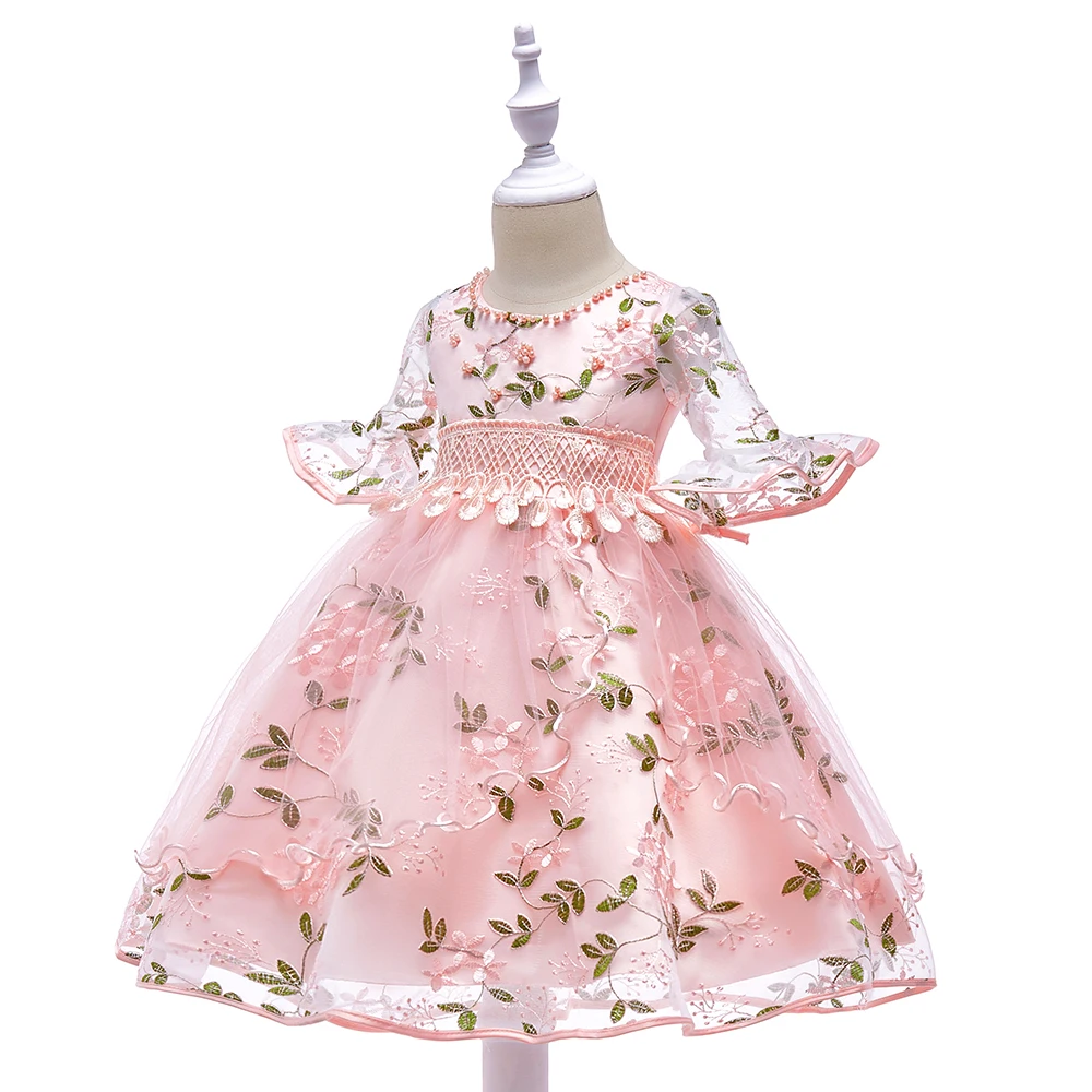 New Model Dresses Wedding Girls Party Clothes For Children Baby Girl ...
