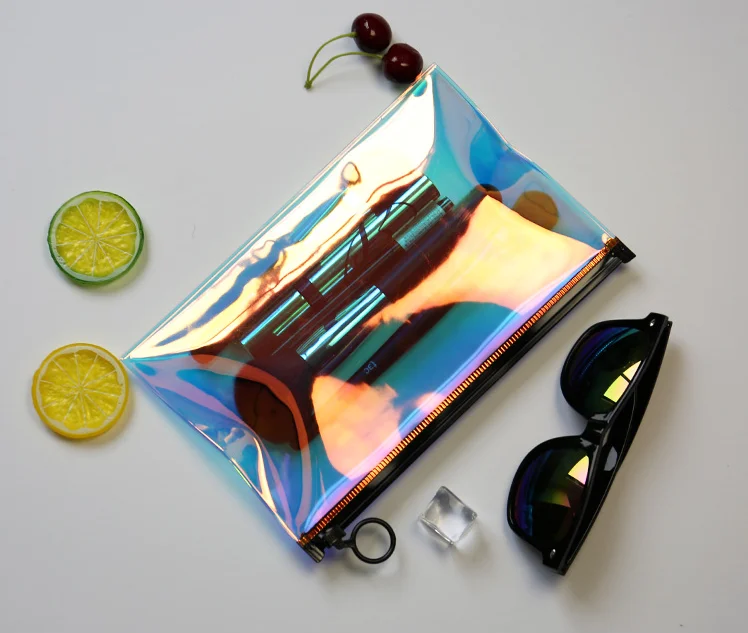 Eva / Pvc /plastic Clear Zipper Pouch For Cosmetics - Buy Clear Plastic ...