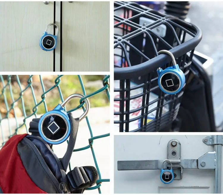New Mini Portable Anti-theft Smart Bluetooth Fingerprint Padlock With ...