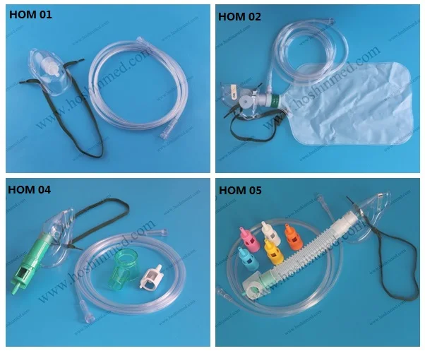 Emergency Rebreather Oxygen Mask Nebulizer Mask With Tubing - Buy ...